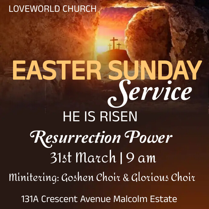 Easter Template | PosterMyWall