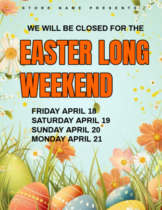 Copy of easter | PosterMyWall