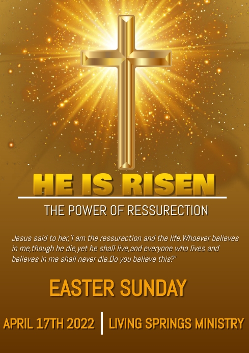 EASTER Template | PosterMyWall