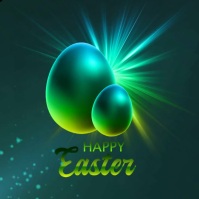 Cute animated easter instagram post Template | PosterMyWall