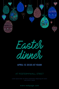 Easter Flyer Dinner Template | PosterMyWall