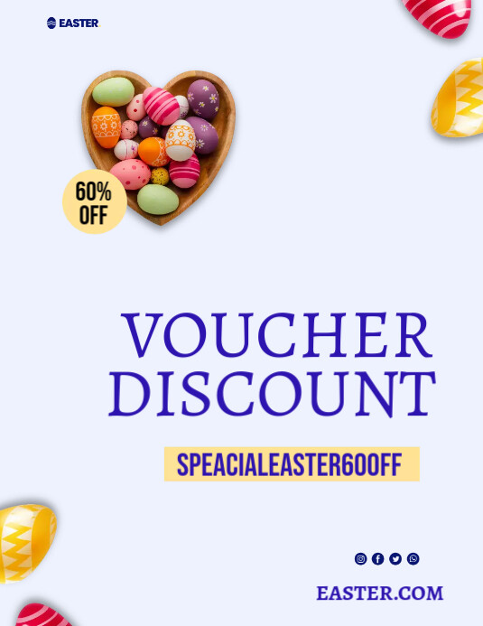 Easter Discount Sale Template | PosterMyWall