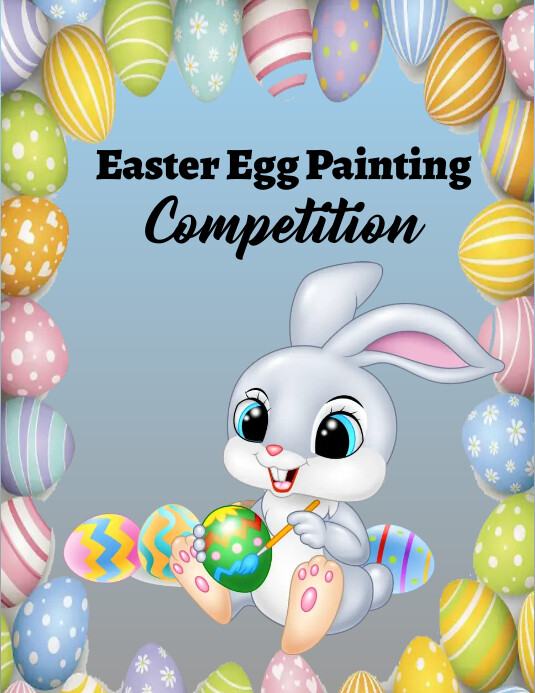 Copy of Easter Eegg painting competition | PosterMyWall