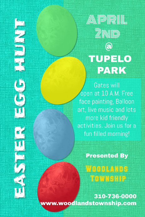 Easter egg hunt Poster/Flyer Template | PosterMyWall