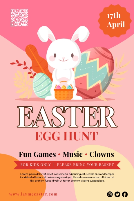 Easter Egg Hunt Template | PosterMyWall