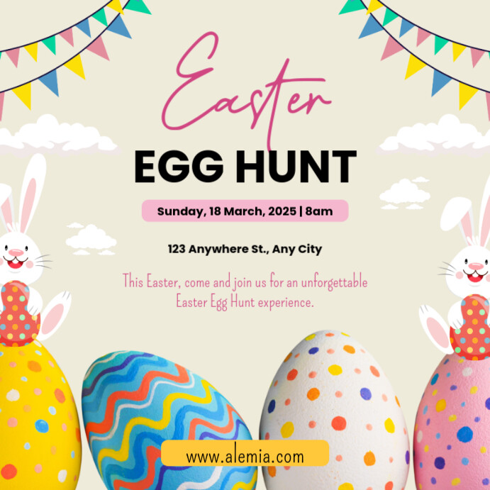 Plantilla de Easter Egg Hunt | PosterMyWall