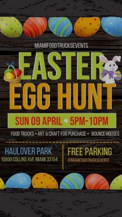 Easter egg hunt Template | PosterMyWall