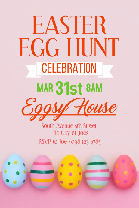 Easter Egg Hunt Template | PosterMyWall