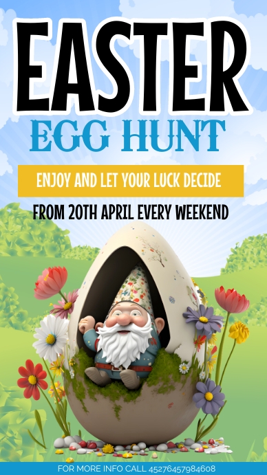 easter egg hunt Template | PosterMyWall