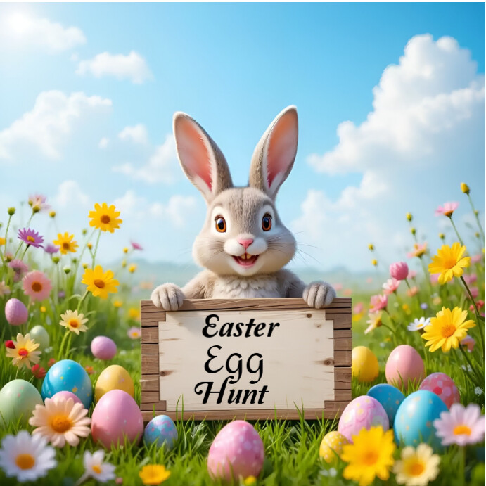 Plantilla de Easter Egg Hunt | PosterMyWall