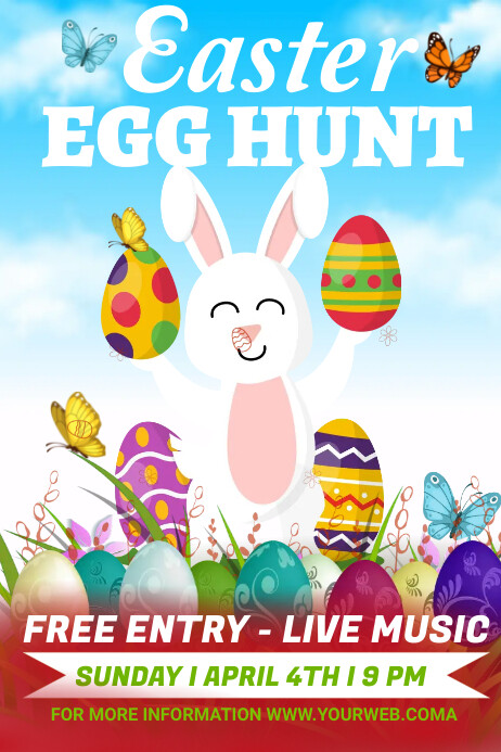 easter egg hunt Template | PosterMyWall