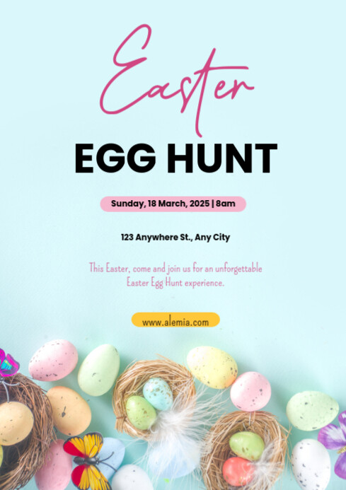 Easter Egg Hunt Template | PosterMyWall