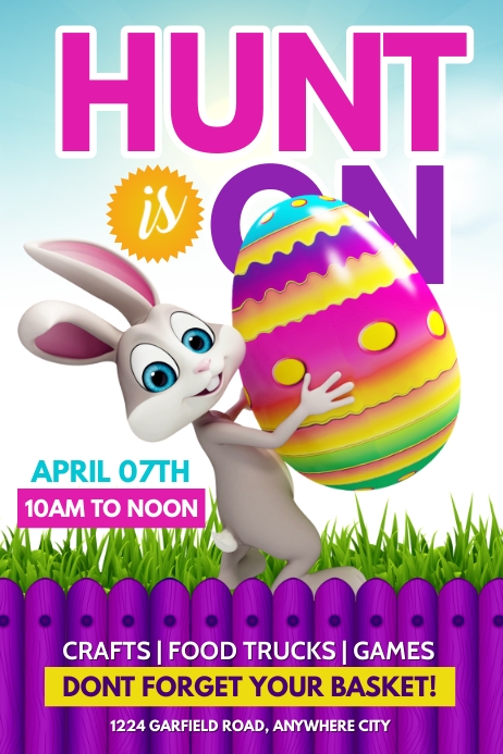 easter egg hunt Template | PosterMyWall
