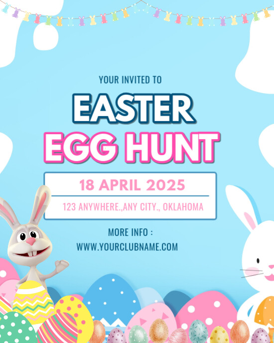 easter egg hunt Template | PosterMyWall
