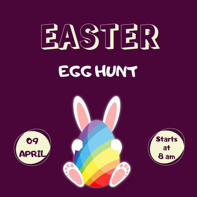 Easter Egg Hunt Template | PosterMyWall