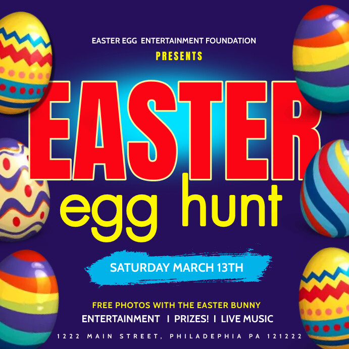 Copy of Easter Egg Hunt | PosterMyWall