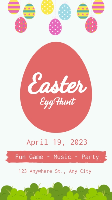 Easter Egg Hunt Template | PosterMyWall