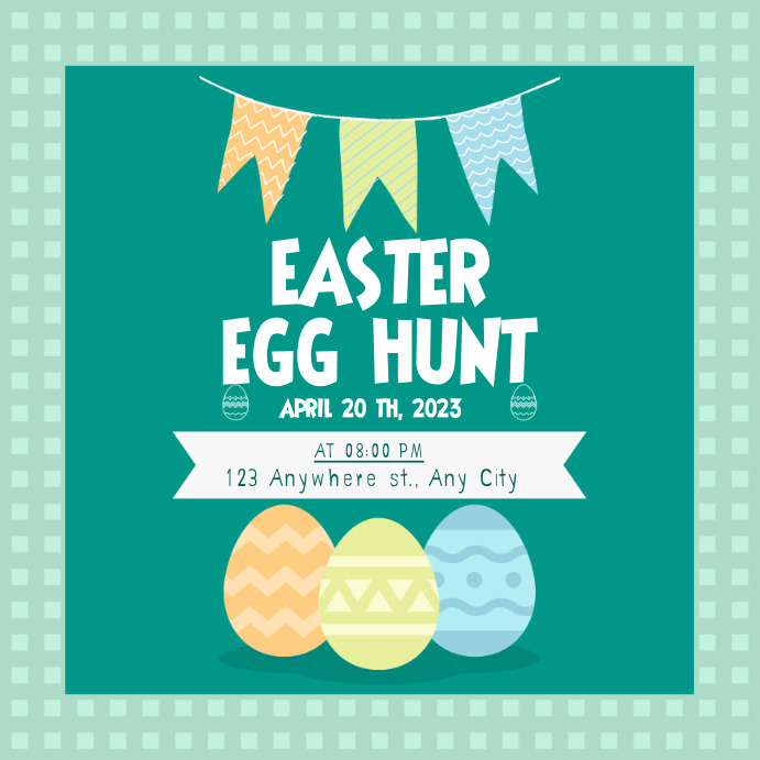 Plantilla de Easter egg hunt | PosterMyWall