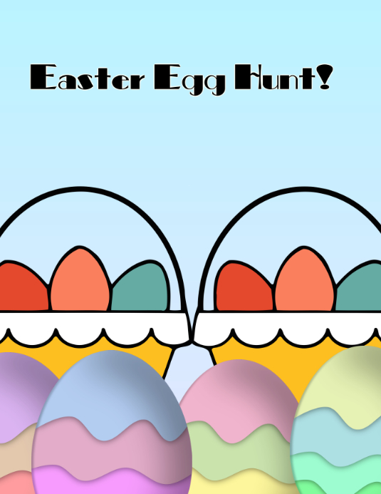Plantilla de Huevo de Pascua Búsqueda | PosterMyWall