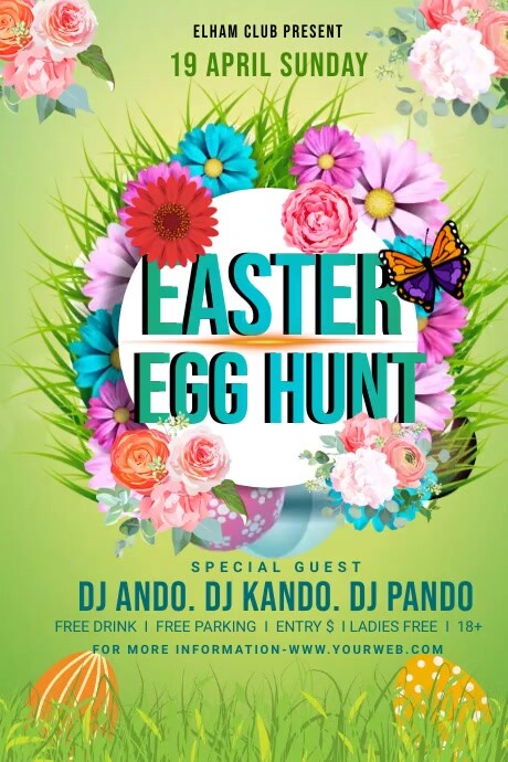 easter egg hunt Template | PosterMyWall
