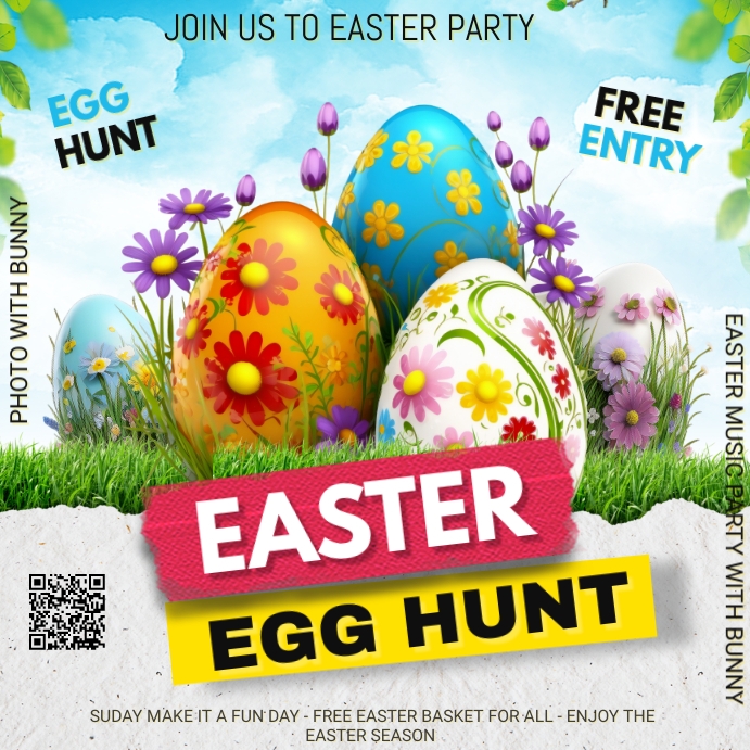 Copy of Easter egg hunt | PosterMyWall