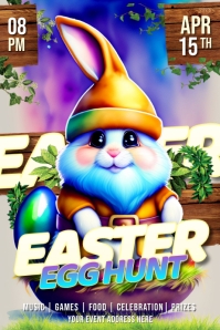 Easter Hunt Party Template | PosterMyWall