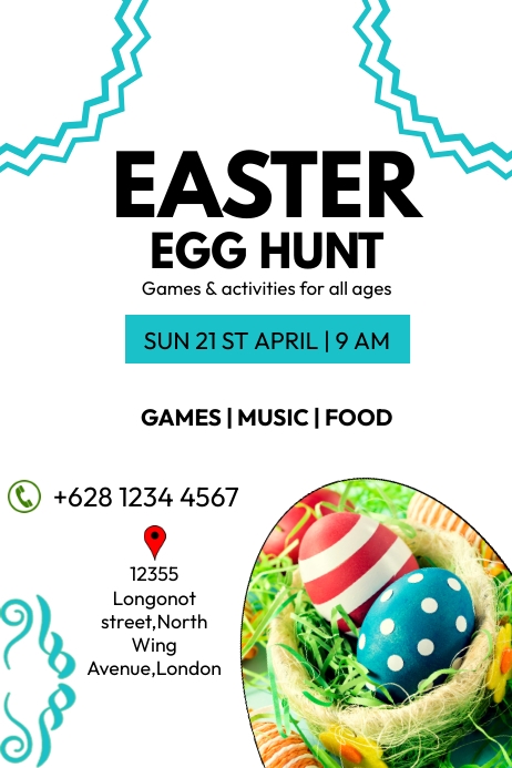 EASTER EGG HUNT FLYER Template | PosterMyWall