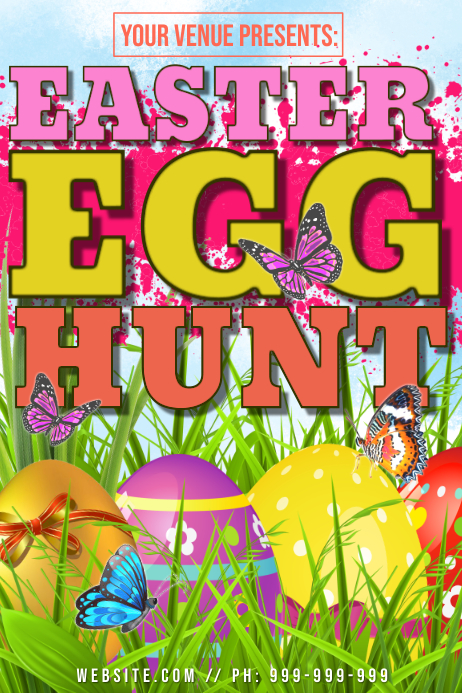 Copy of Easter Egg Hunt Poster | PosterMyWall