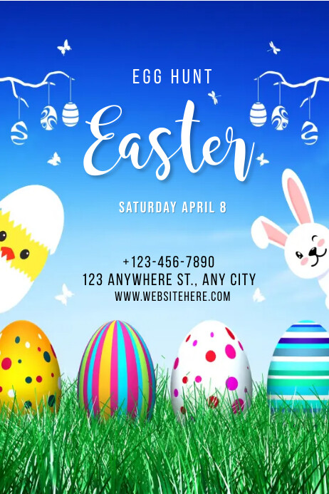 Easter Egg Hunt Poster Template PosterMyWall easter-egg-hunt-poster-template-postermywall