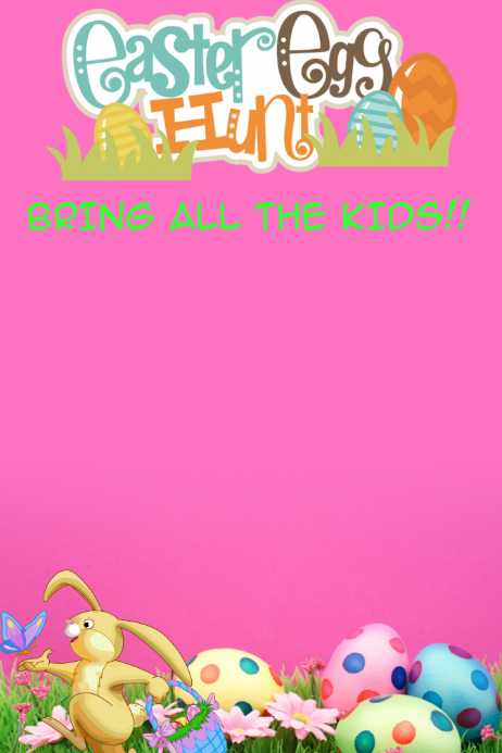 Easter Egg Hunt Template | PosterMyWall