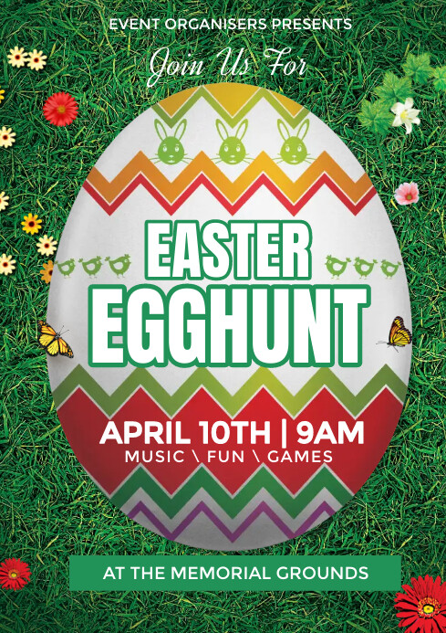 easter egg hunt posters Template | PosterMyWall