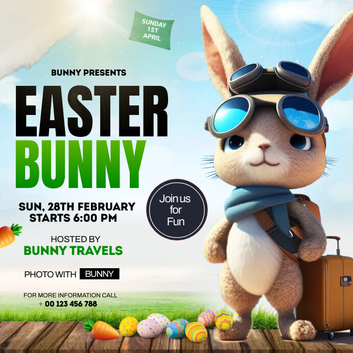 Copy of Easter egg hunt social media post | PosterMyWall