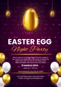 Easter Party Flyer Template | PosterMyWall