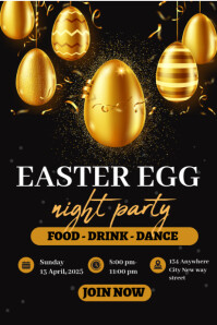 Easter Party Flyer Template | PosterMyWall