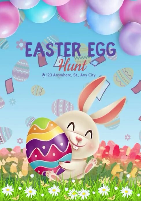 EASTER EGG POSTER Template | PosterMyWall