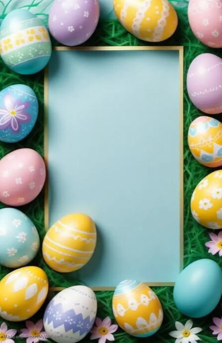 Easter eggs Template | PosterMyWall