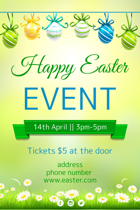 Easter Event Template | PosterMyWall