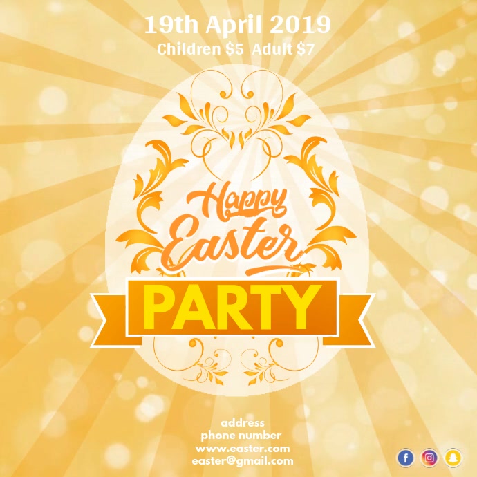 Easter Event Template | PosterMyWall
