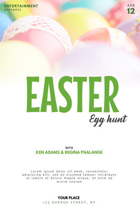 Easter Event Flyer Template | PosterMyWall