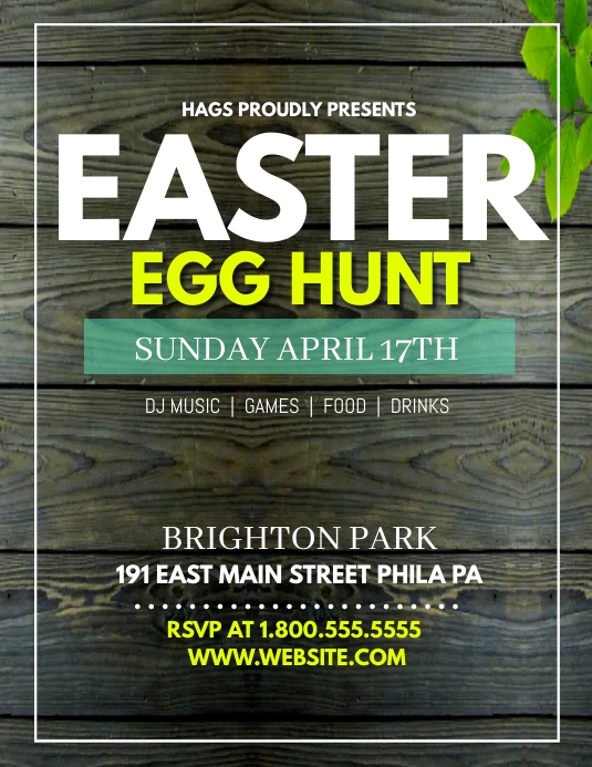 EASTER EVENT FLYER TEMPLATE.C | PosterMyWall