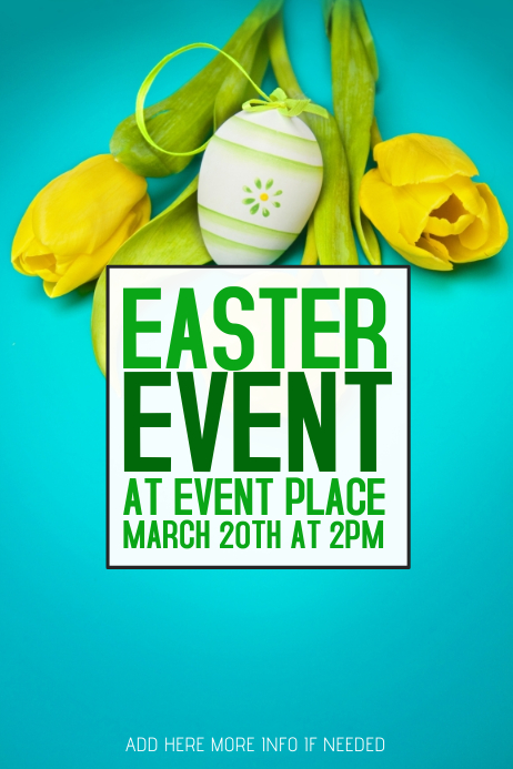 easter event poster template | PosterMyWall
