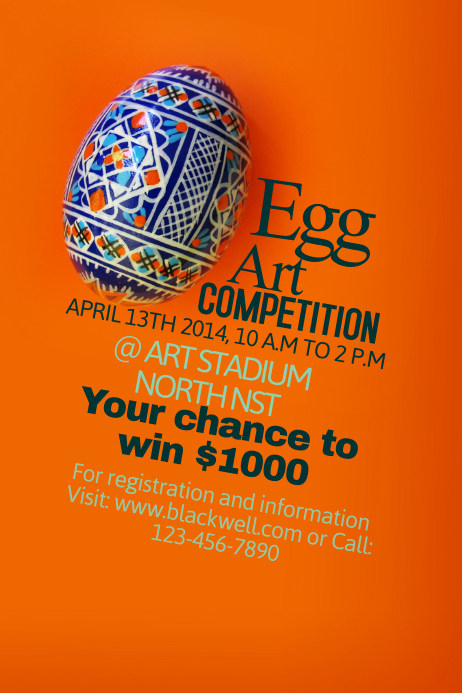 Easter Event Poster Template | PosterMyWall