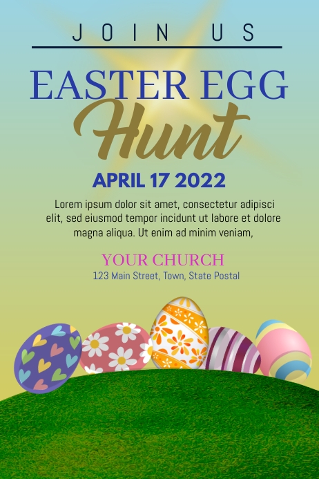 Copy of EASTER EVENT POSTER TEMPLATE.C | PosterMyWall