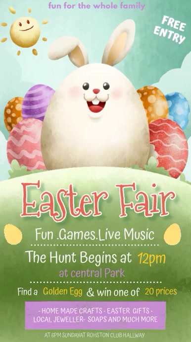 easter fair Template | PosterMyWall