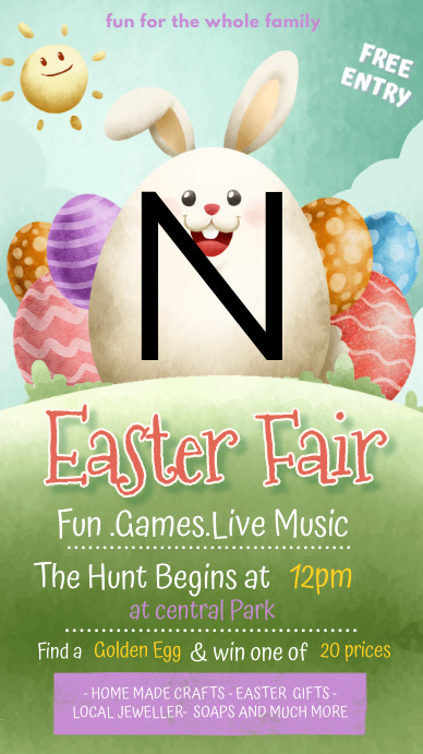Copy of Easter Fair Post | PosterMyWall