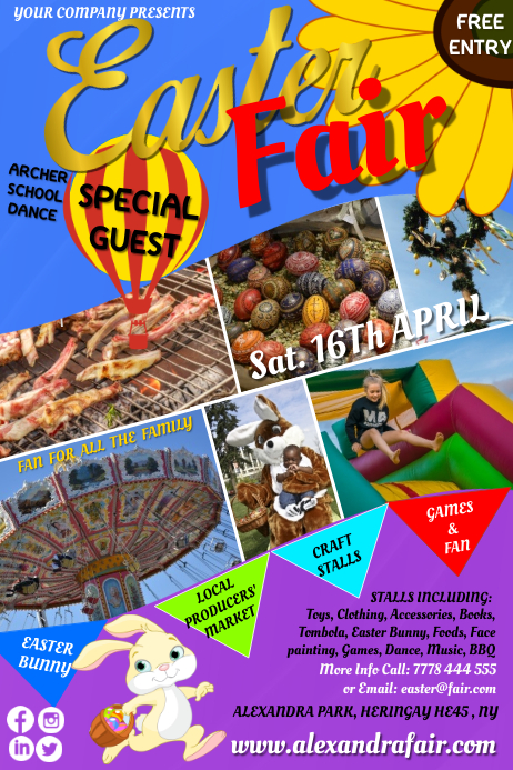 easter fair2 Template | PosterMyWall