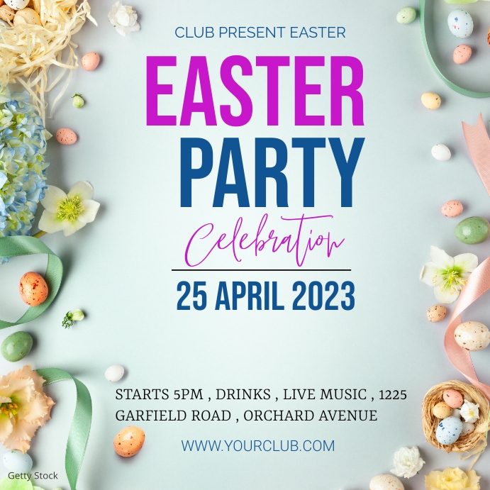 Easter flyer Template | PosterMyWall