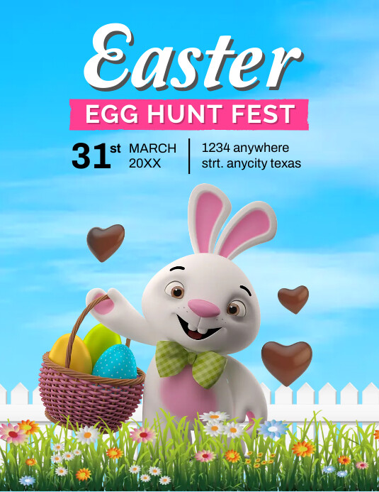 Modèle easter flyer design | PosterMyWall