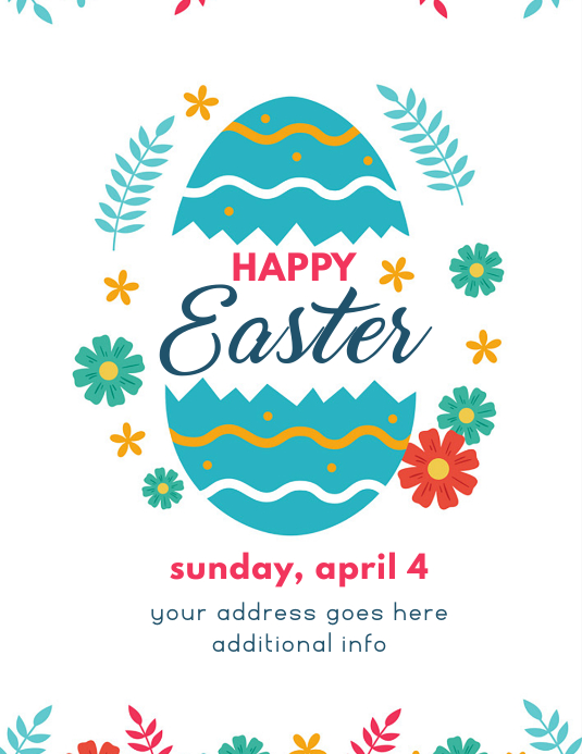 Selebaran Paskah Templat | PosterMyWall