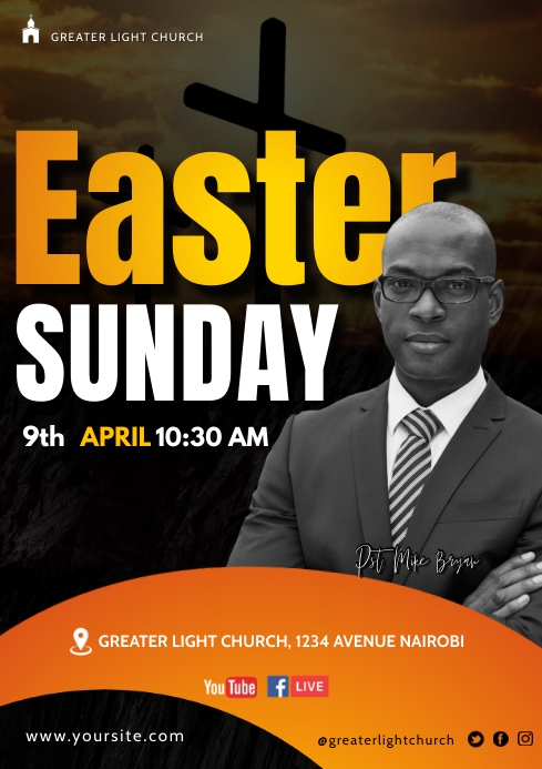 Easter Flyer Template | PosterMyWall